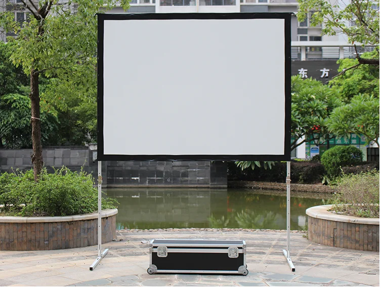 300 Inch Fast Fold Projection Screen - Portable Outdoor Cinema