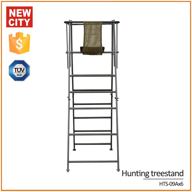 Folding Telescopic Ladder - Portable Aluminum Tree Stand for Outdoor ...