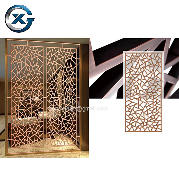 Decorative Stainless Steel Laser Cut Metal Screen Interior Wall Panels ...