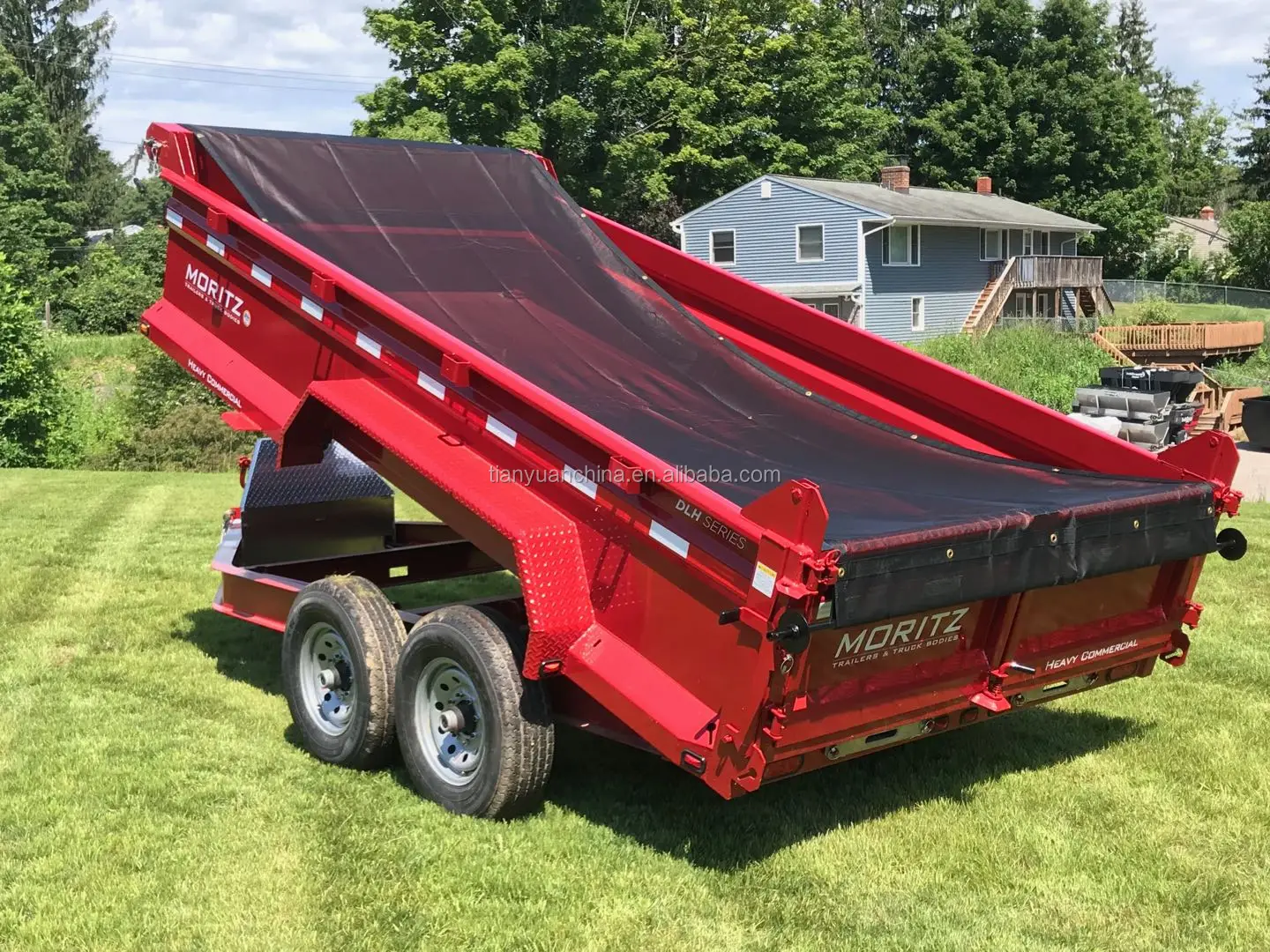 Manual Dump Truck&Trailer Tarp System for Dump Truck Manual Hand Crank ...