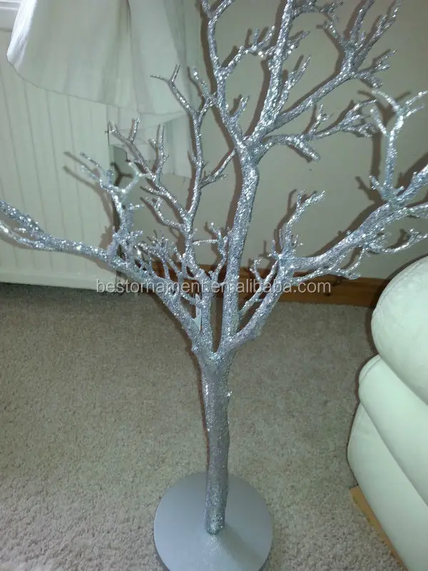 Silver And Gold Manzanita Trees Wedding Wishing Trees - Buy Crystal ...