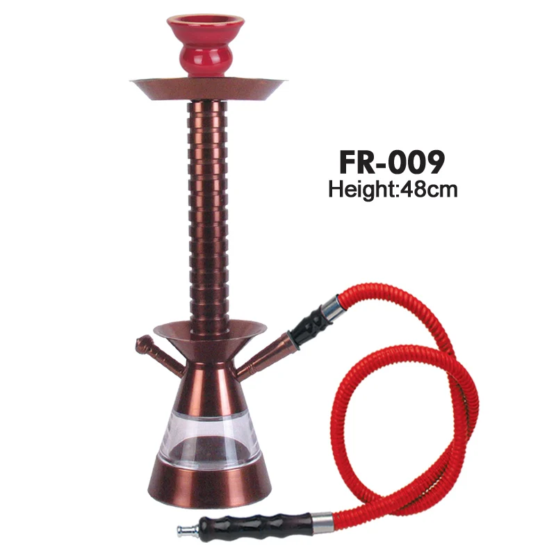 Hot Sale Tall Beautiful Aluminum Hookah Fr-009 Red Luxury Wholesale Amy ...