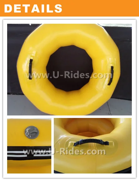 Sports Pvc 42' Single Soft Seat Pad Waterpark Slide Tube Floating Zpro ...