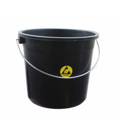 Cleanroom ESD Waste Container - 12L Antistatic Trash Bin