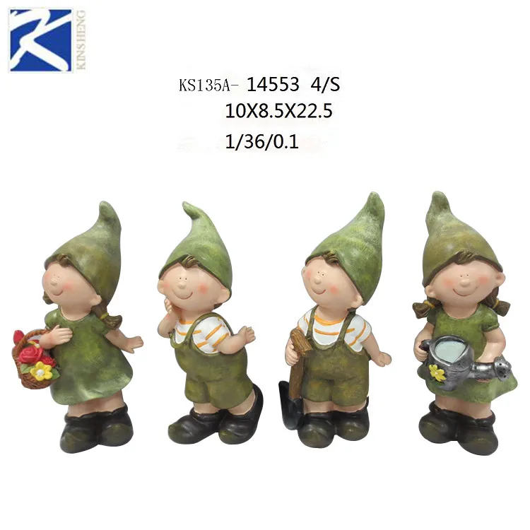 Cute Resin Garden Dwarf Statue - Eco-Friendly Outdoor Decor