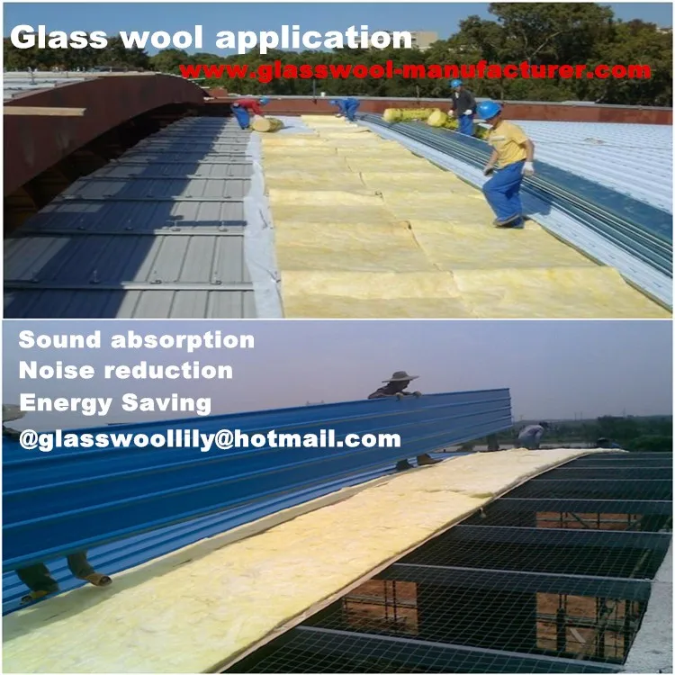 Modern Industrial 25mm Fiberglass Wool Insulation Roll R11 R19 for ...