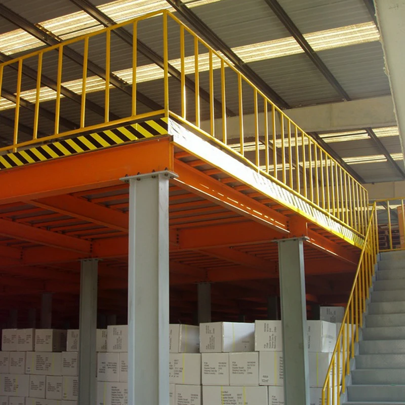 Grating Pallet Rack Platform Industrial Prefabricated Steel Multi-level ...