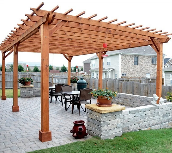 Cheapest solid wood garden pergola gazebo| Alibaba.com