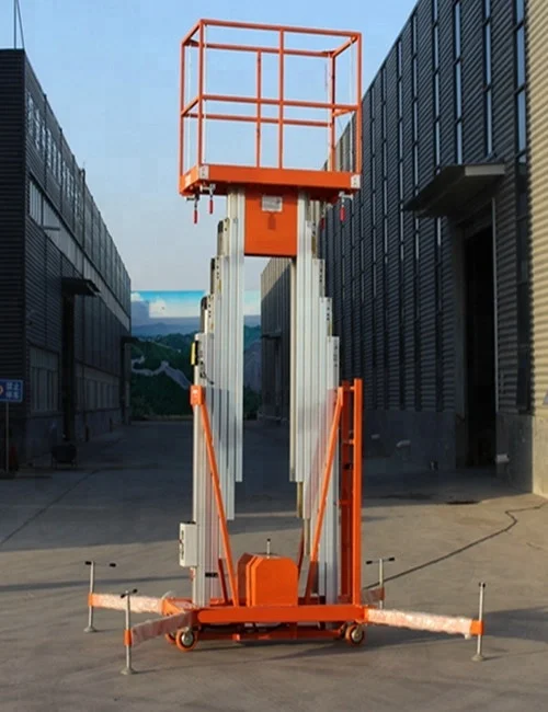 Willing Hydraulic Lift with Telescopic Masts, 300kg Capacity, OEM