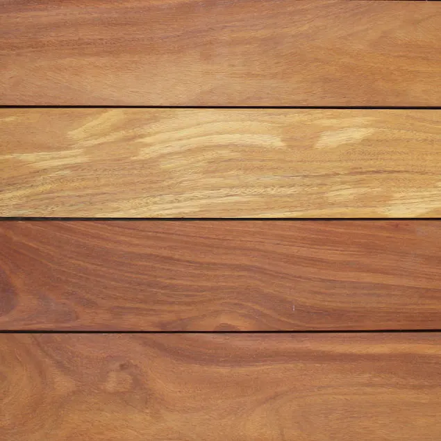 Natural Teak Wood Outdoor Cladding - Cumaru Hardwood Siding