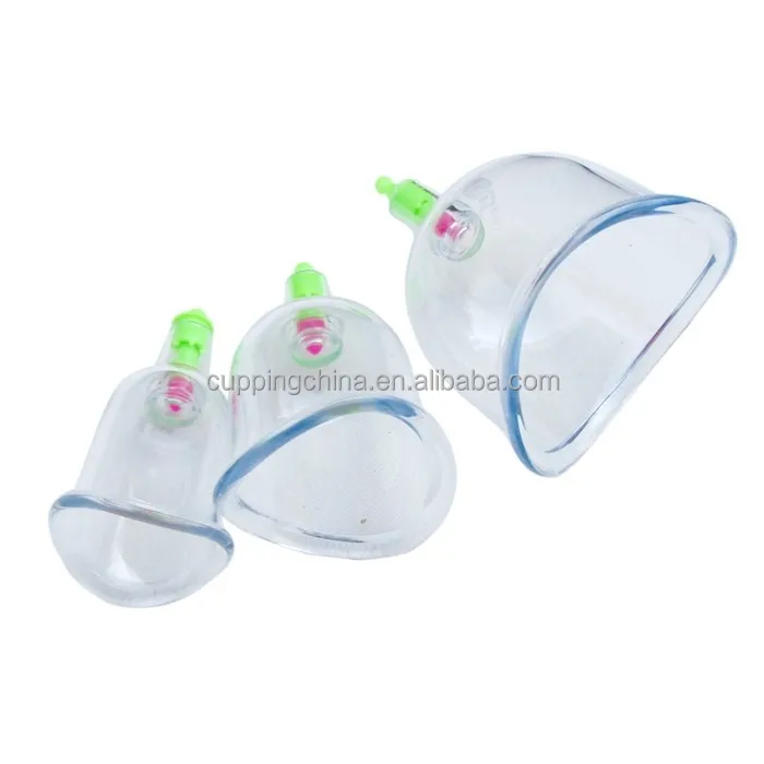 Kangzhu Curved Vacuum Cupping Set For Joint 3 Cups Traditional Chinese ...