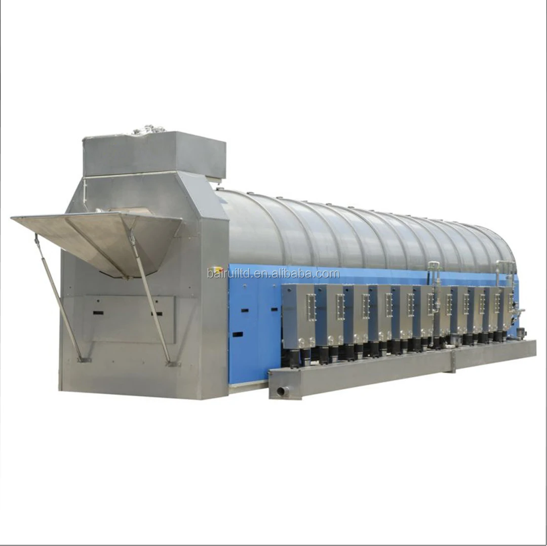 Tunnel Continuous Batch Washer System Industrial Tunnel Washing Machine ...