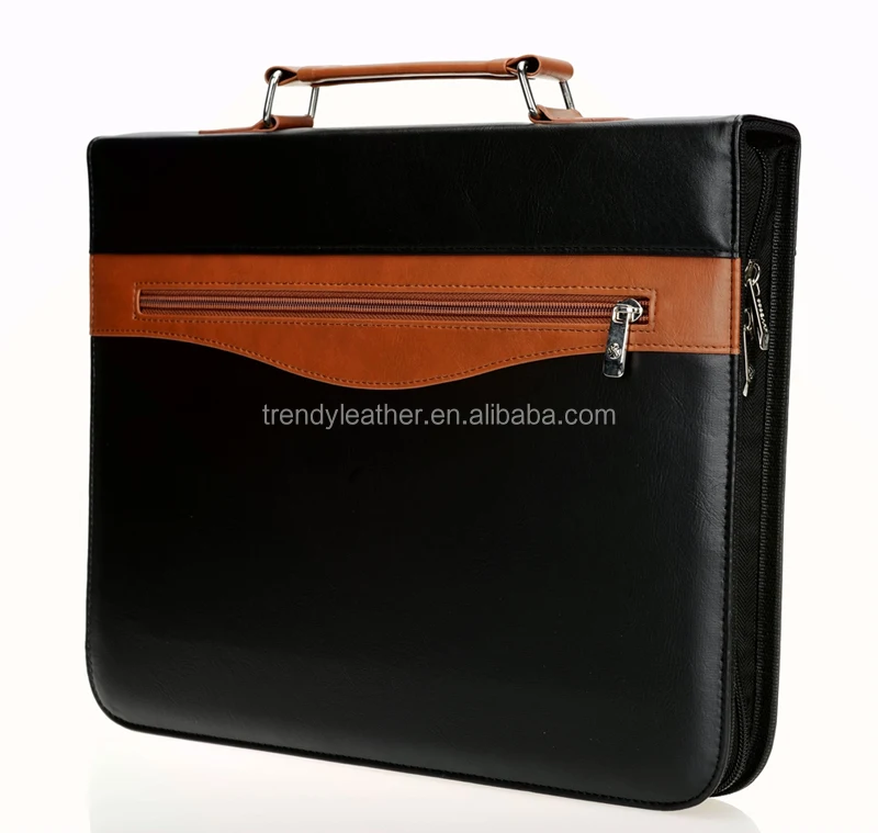 Custom A4 Leather Portfolio Case - Trendy & Functional