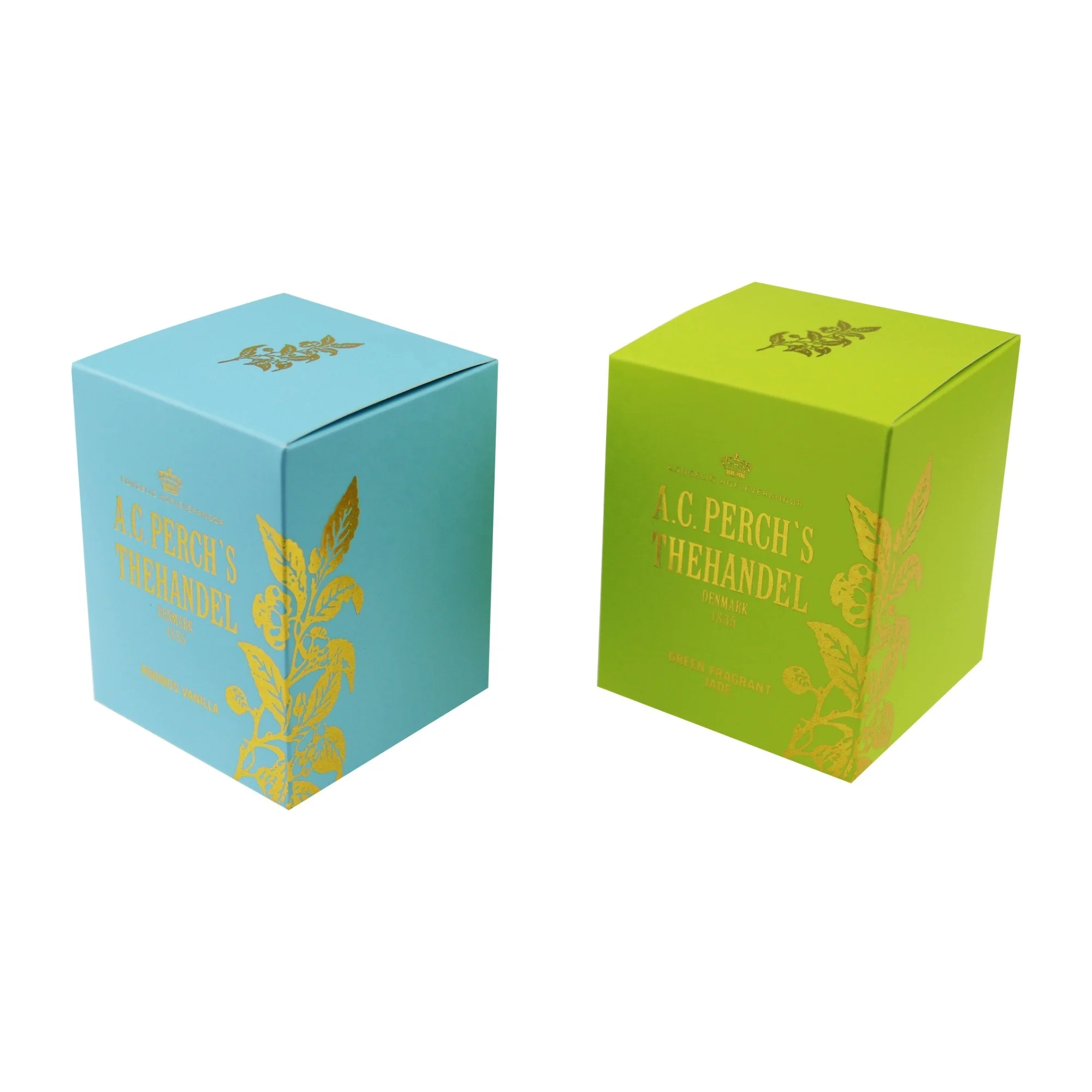 Empty Tea Cardboard Box Packaging for 20 Tea Bags