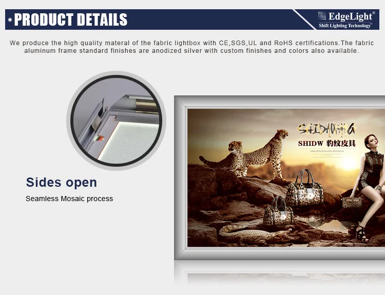 Custom LED Poster Light Box - Perfect for Restaurant Ads