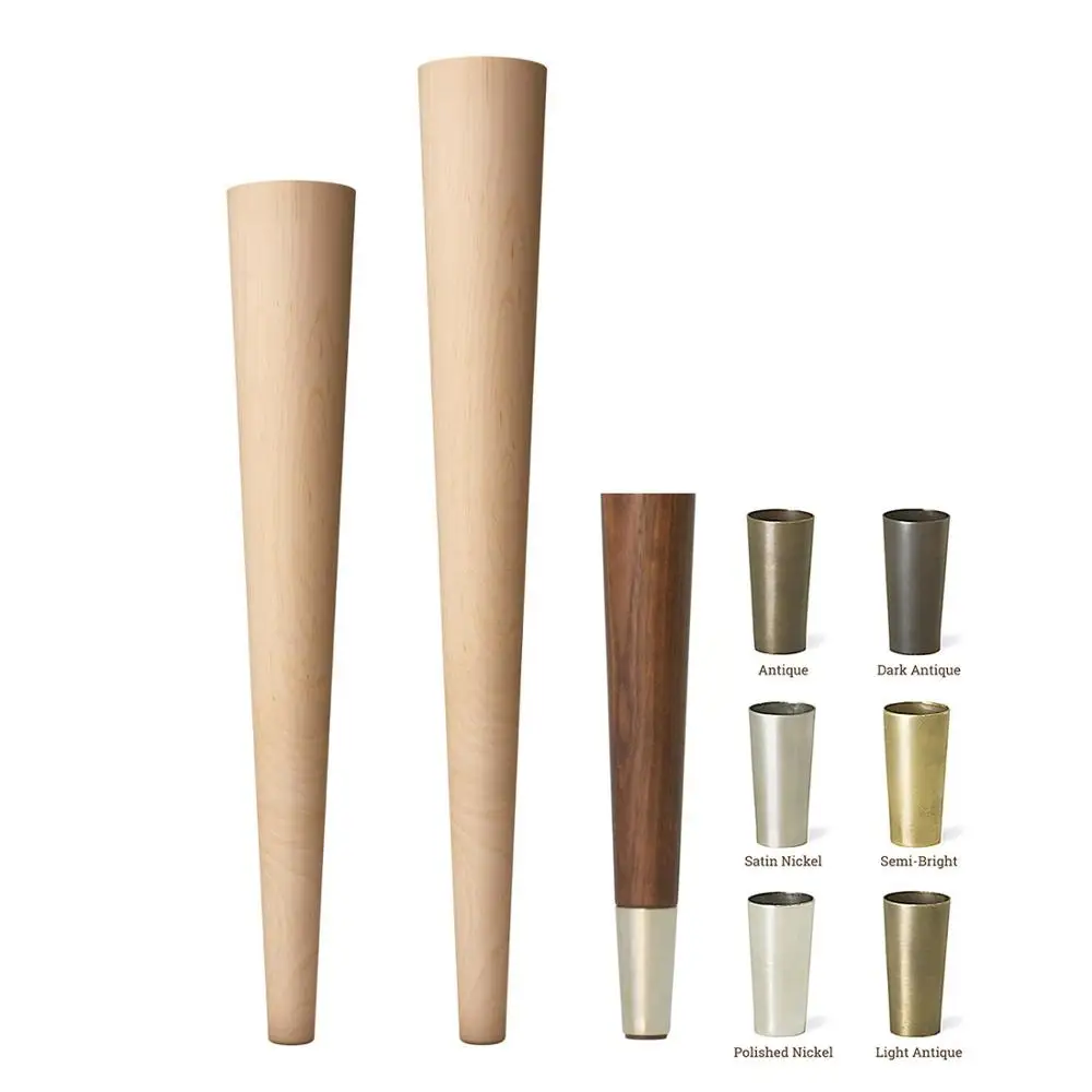 Antique Hand Carved Wood Square Table Leg Tapered Wood Table Feet - Buy ...