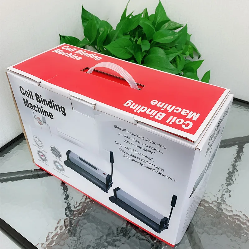 2109t Office Small Plastic/metal Spiral Coil Binding Machine - Buy Coil ...