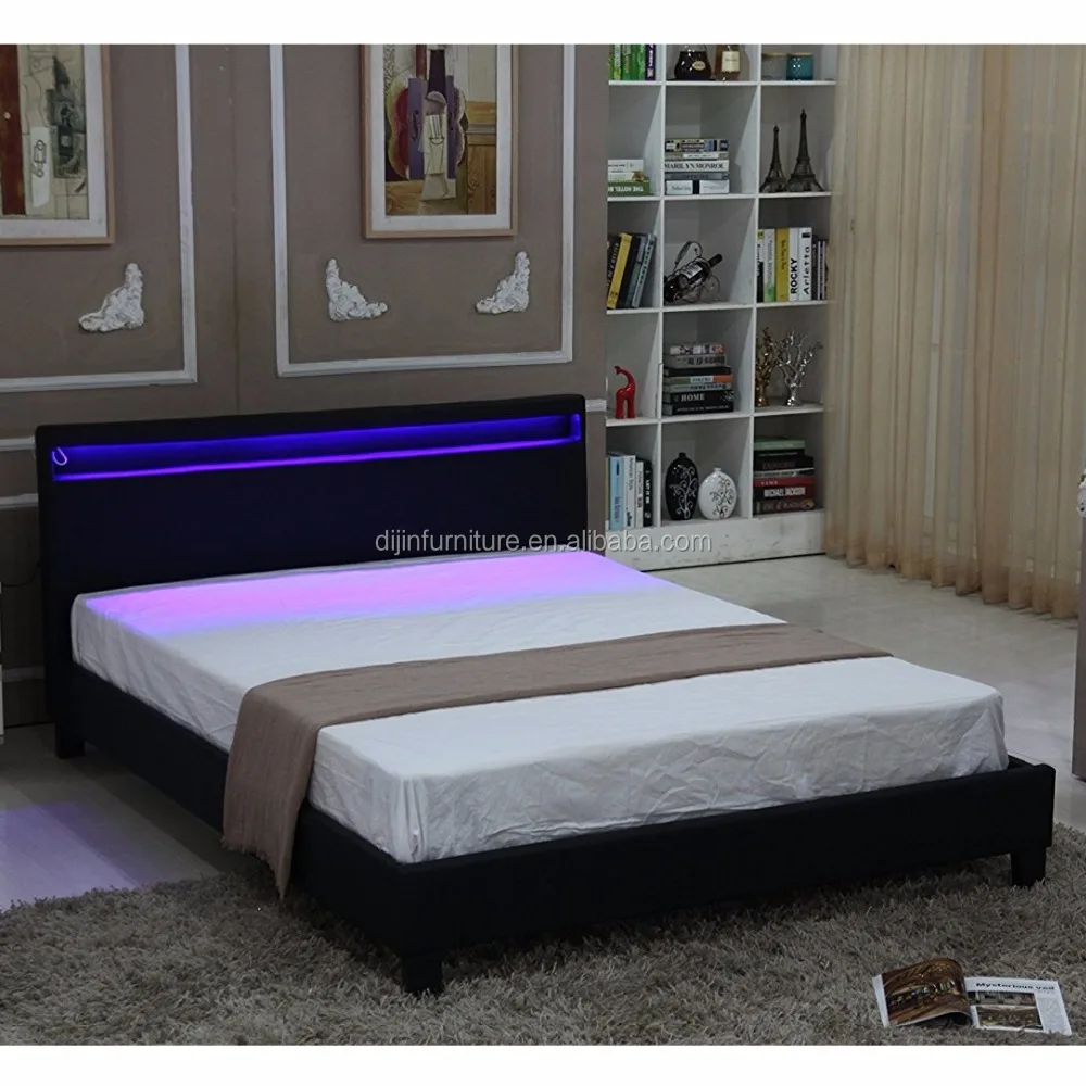 2023 smart bed with LED /Bedroom furniture| Alibaba.com