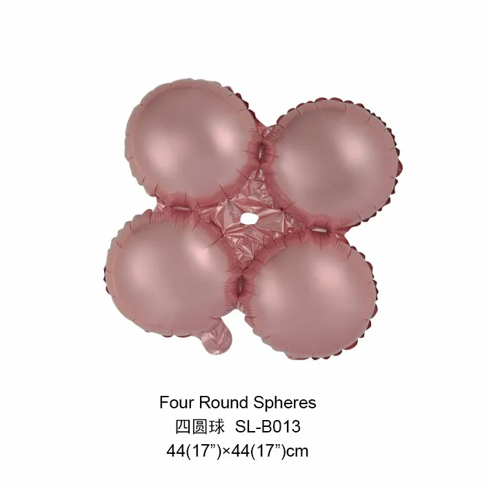 Multicoloured Four Round Spheres Balloon Arch Wedding Centrepiece Mylar ...