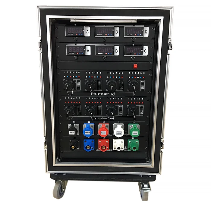 400A Camlock Box with 19pin Socapex Out - Outdoor Event Distro