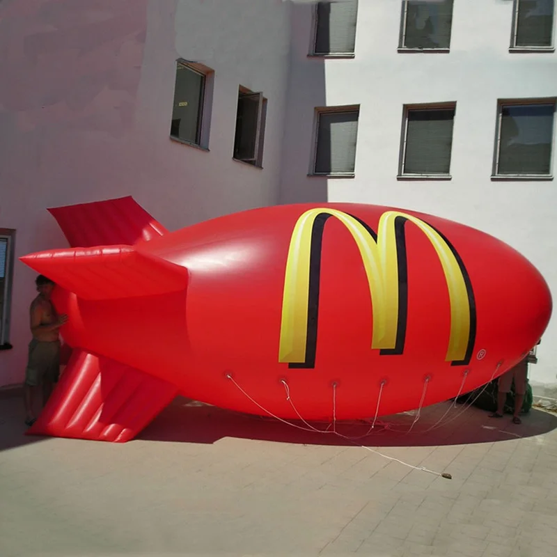 5m Big Inflatable Helium Blimp Advertising Inflatables For Custom - Buy ...