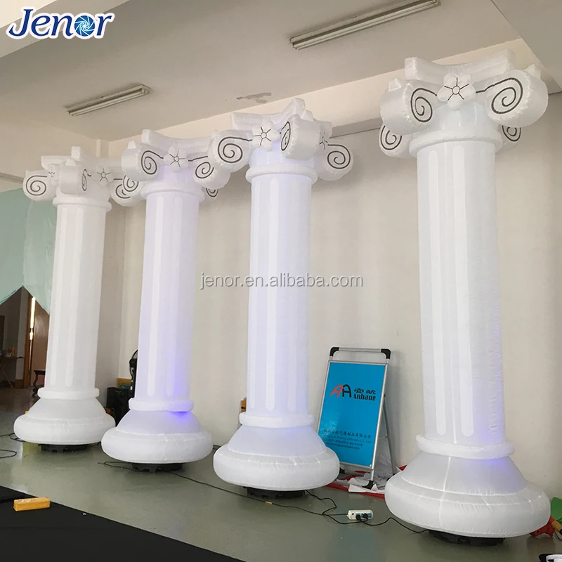 Outdoor Lighting Inflatable Roman Column Pillar For Wedding Decoration ...