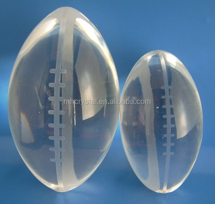 Optical Crystal glass rugby ball MH-Q0163| Alibaba.com
