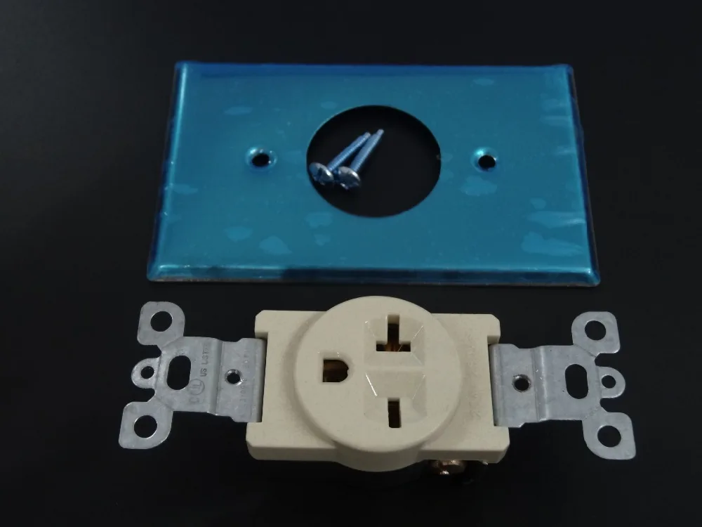 250v 20a American Type Wall Socket Nema 6-20 Single Flush Receptacle ...