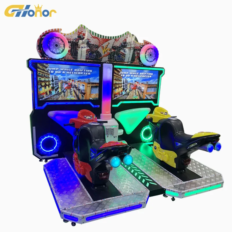 Indoor Machine Twins Ff Moto Racing Video Game Arcade Driving Simulator ...