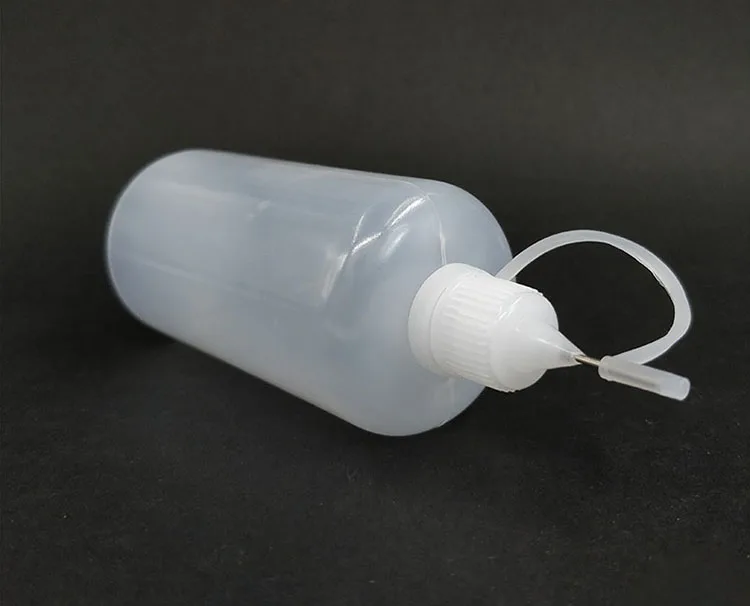 Needle Tip Applicator Bottle Empty Clear Plastic Bottles with Needle ...