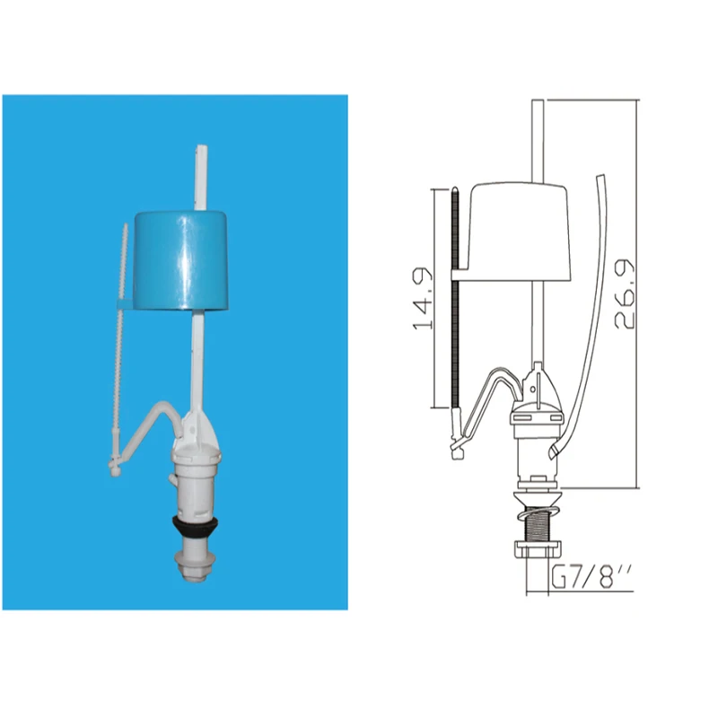 Float valve water tank accessories dual flush valve| Alibaba.com