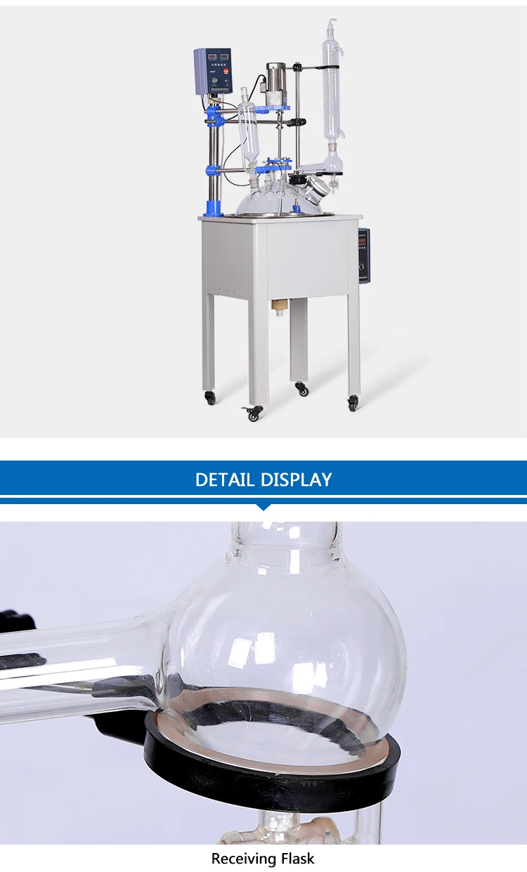 High Borosilicate Glass Lab Reflux Condenser Reactor - Buy Reflux ...
