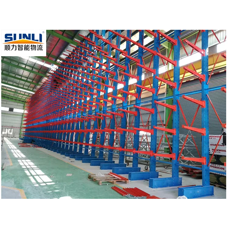 Heavy Duty Cantilever Racking Cr014 Single Side Steel Shelving System ...