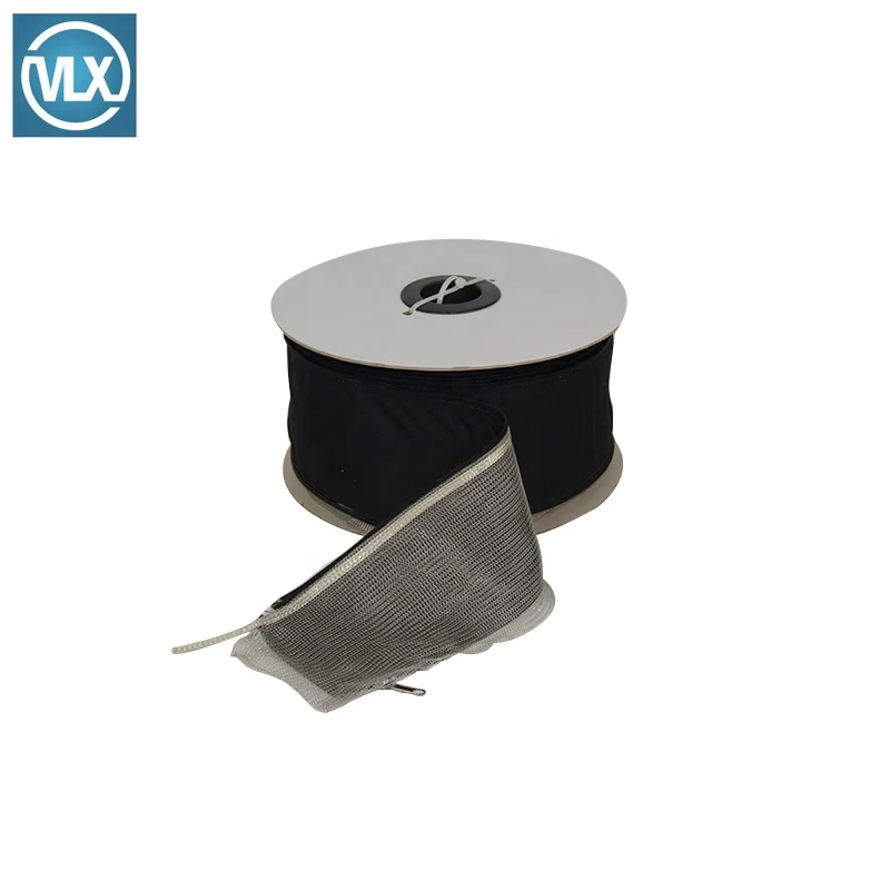 Zipper EMI Shielding Braided Sleeving Electromagnetic Shielding ...