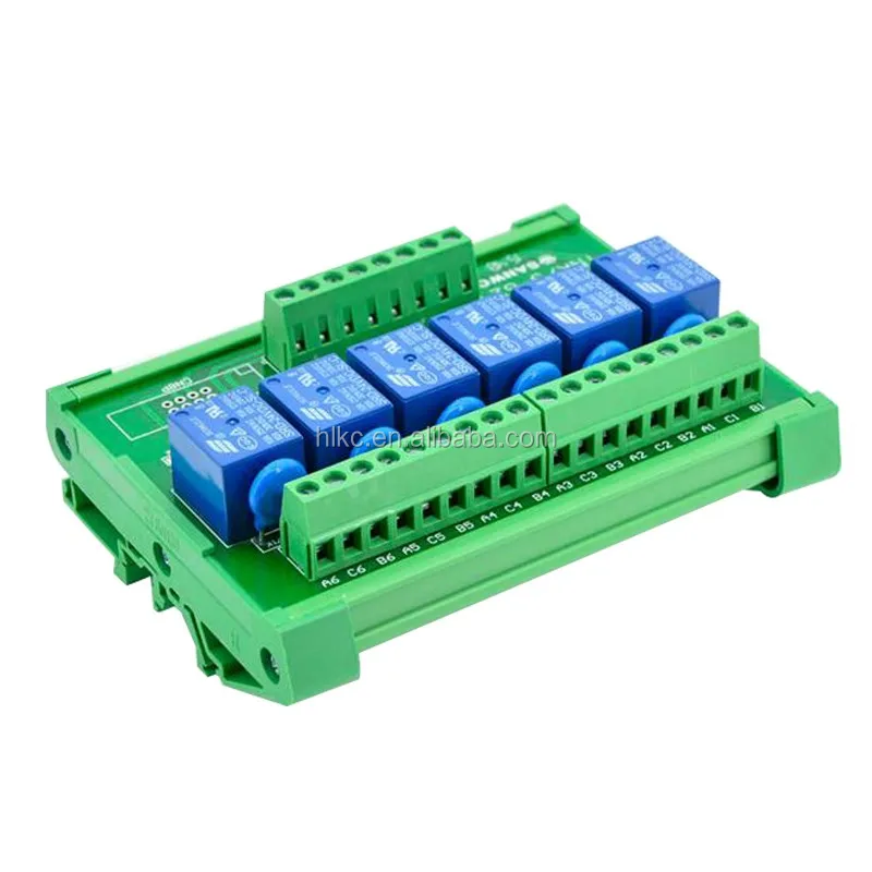 6 Kanaals 24v 10a Songle Relais Module 6 Kanaals Module Driver Board ...