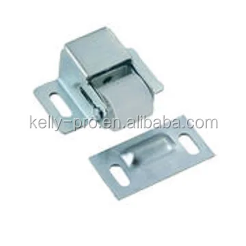 Single Ball Roller Spring Loaded Cabinet Catch Lock Metal Plastic ...