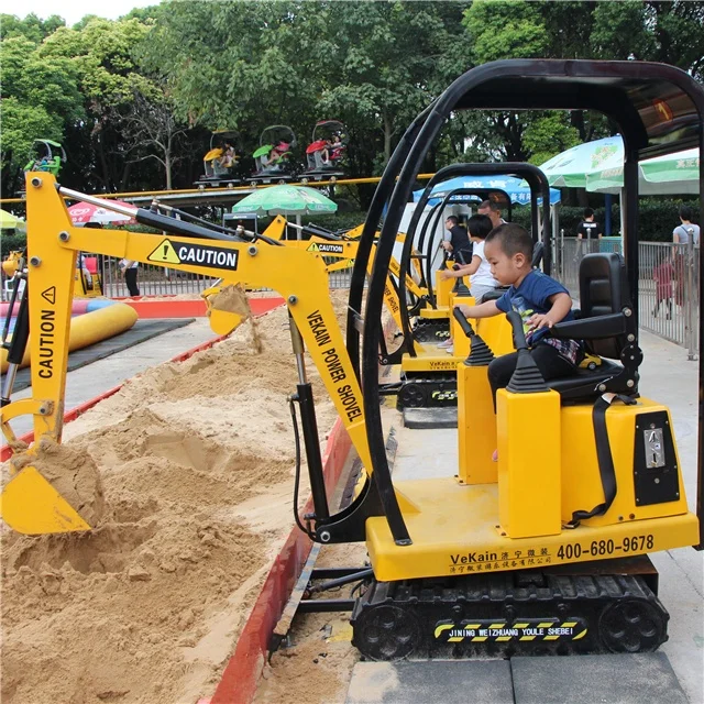 China supplier VEKAIN kids mini electric kids excavator rides ...
