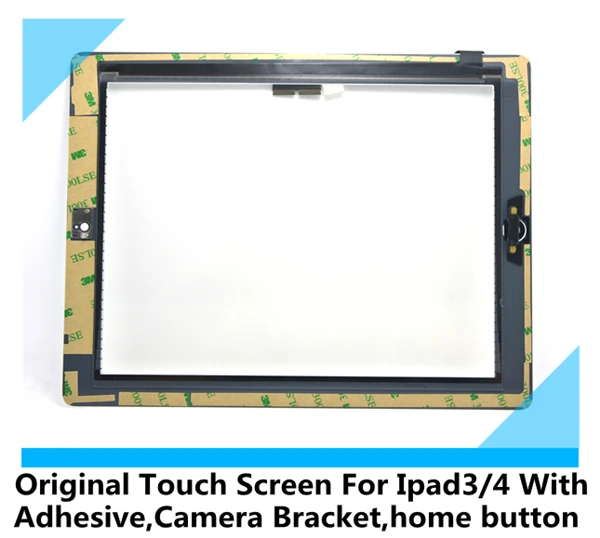 Tela De Vidro De Toque Digitador Original Para Ipad3 / 4 Com Acessório - Buy Tela De Vidro De ...