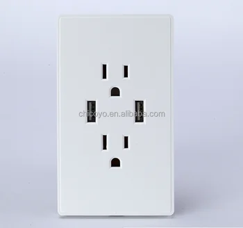 Outlet Wall Plate Cover With Led Night Lights No Batteries Or Wires ...