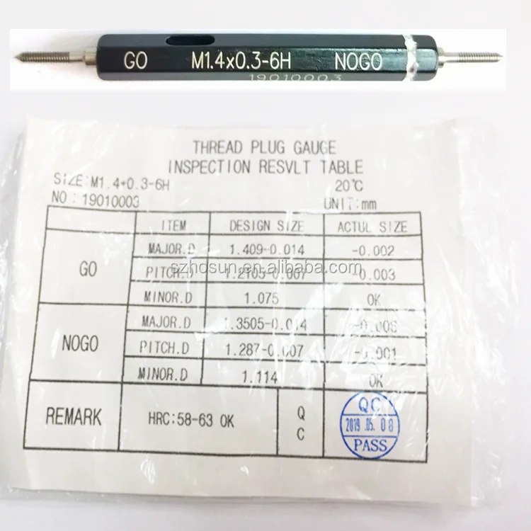 Thread Plug Gauge - Precision Measuring Tools for M1-M100