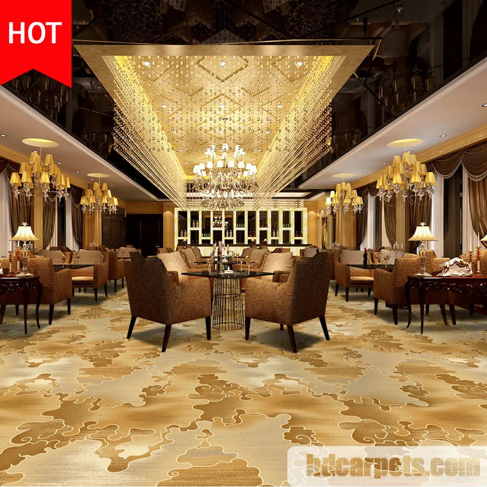 New Luxury Modern Design Custom Patterns 100%nylon Fireproof Flooring ...