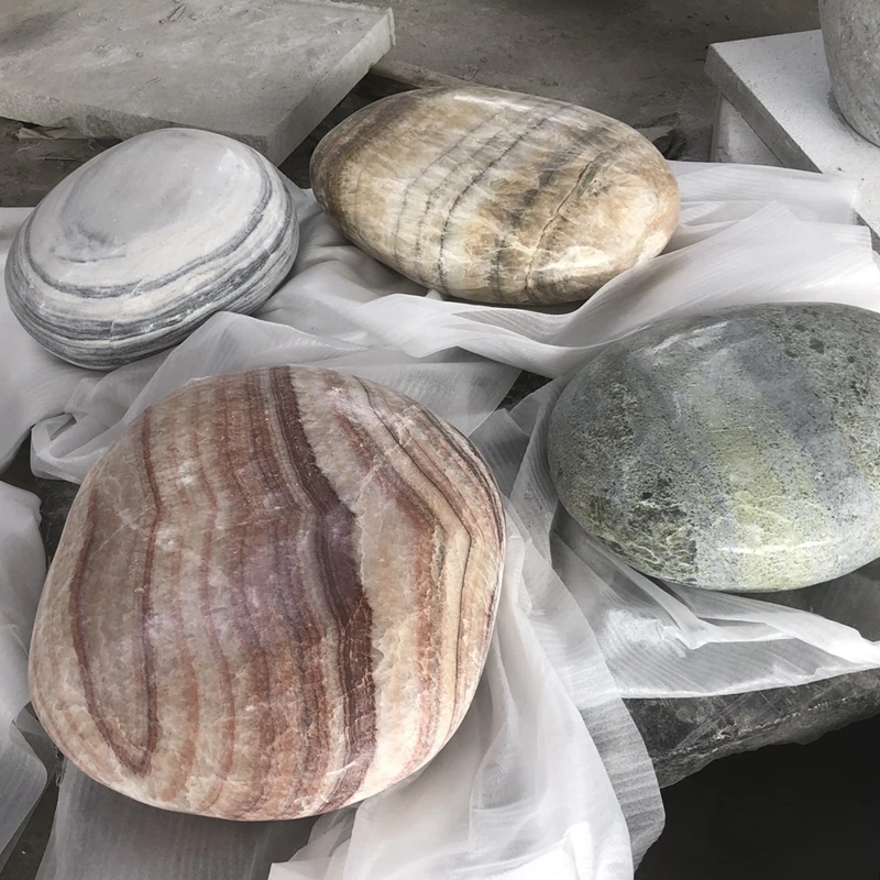 Outdoor Decorative Large Polished Pebble Stone - Sanlei