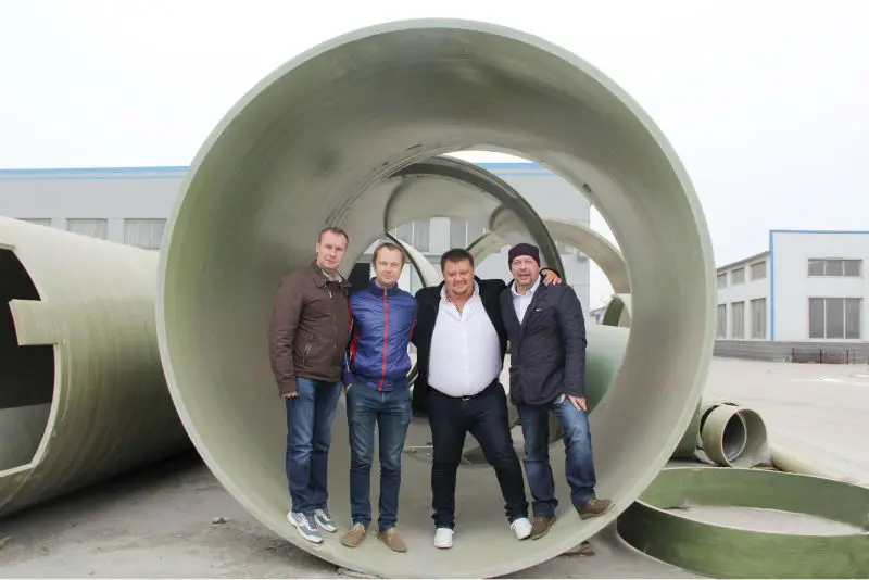 Water Drainage Frp/grp Fiber Glass Pipes Caple Protection Pipes - Buy ...