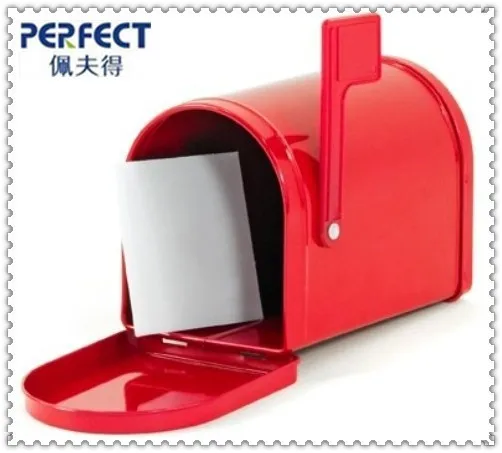 Outdoor Metal Mail Box Post Box Letter Box for Garden with Customized ...