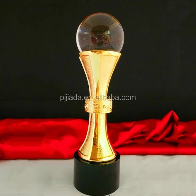 Customized Design Champion Award Crystal Trophies Crystal Glass Ball ...