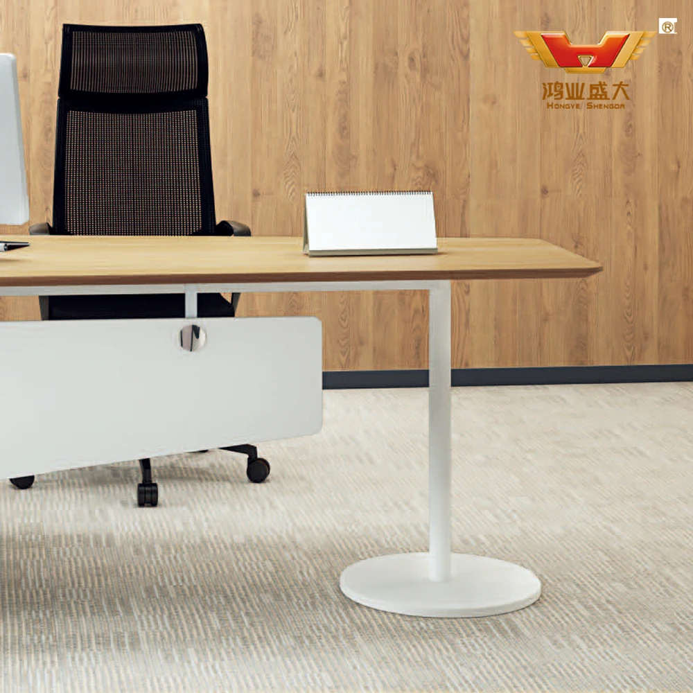 Executive Office Desk - Modern Curved Design for Professionals