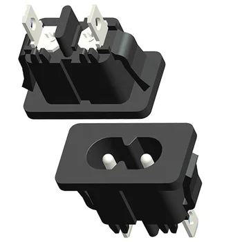 Iec C8 Ac Power Socket Connectors - Buy C8 Power Socket,Iec C8 Power ...