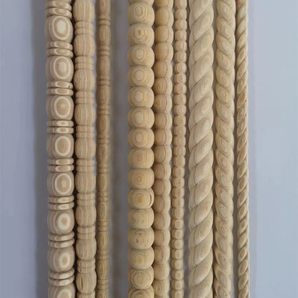 Half round rope design wooden moulding decorative wood frames mirror ...