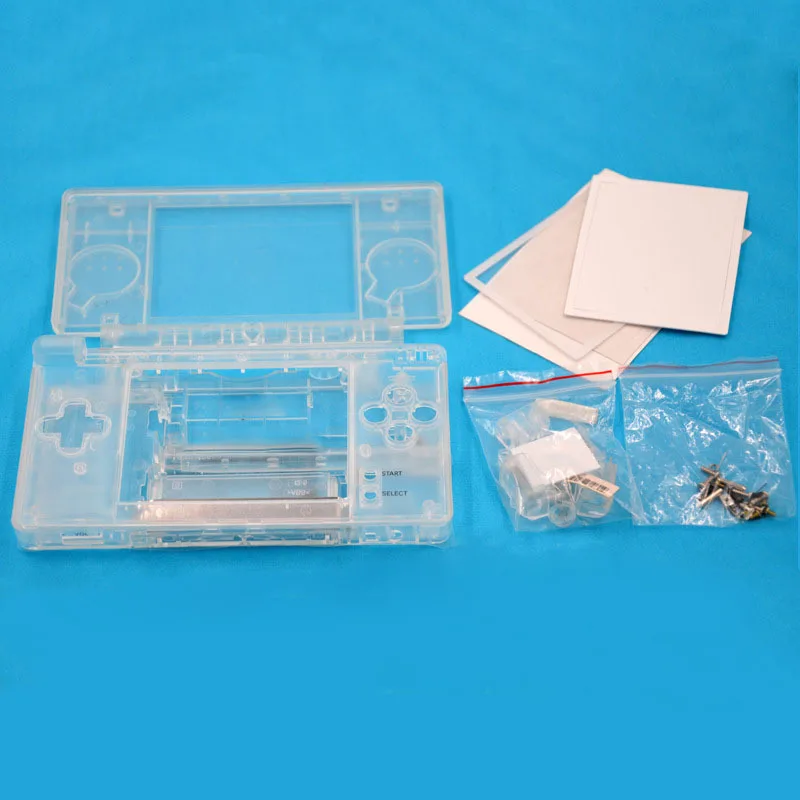 For Nintendo Ds Lite Shell Transparent Full Housing Shell Case Kit For ...