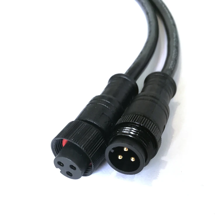 Custom M12 M16 IP67 Low Voltage Waterproof Connectors